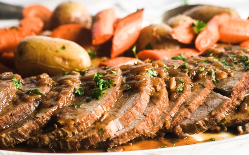 Classic Sliced Pot Roast • The View from Great Island