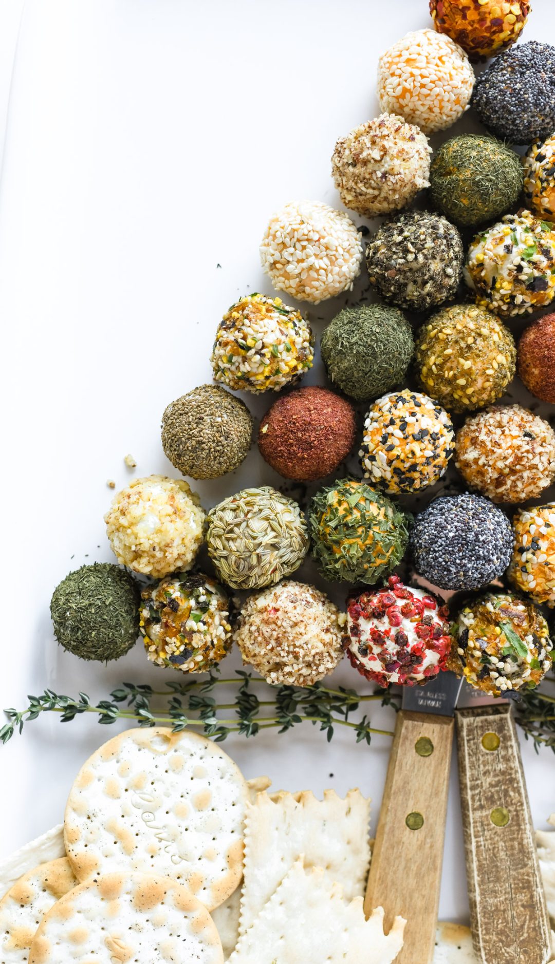 Mini Cheese Ball Holiday Platter • easy appetizer!