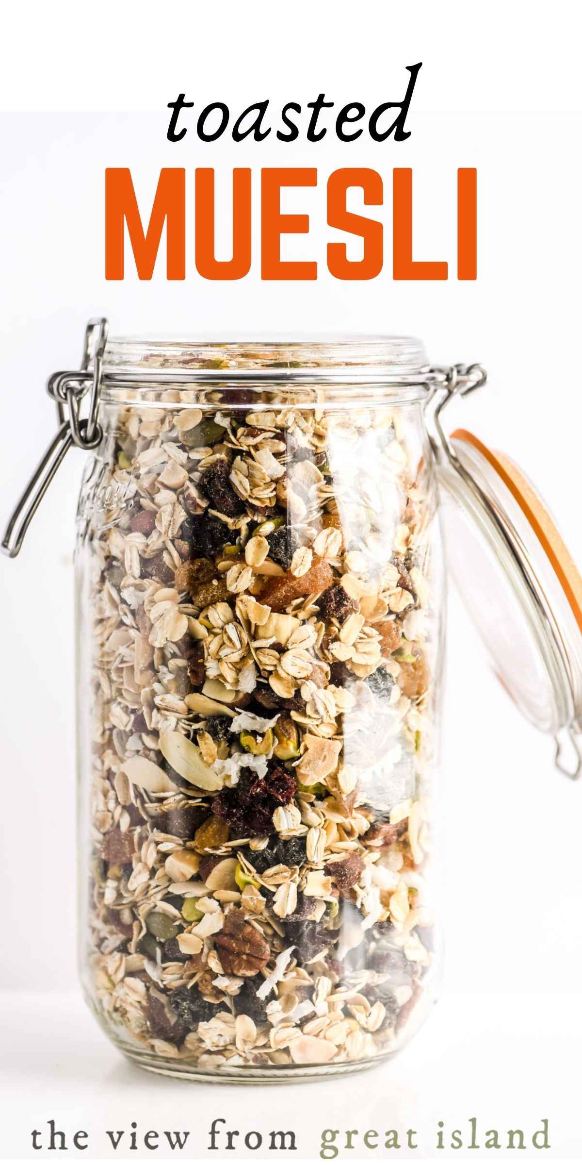 Toasted Muesli • Healthier than Granola!