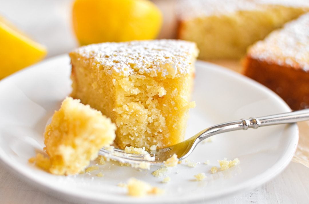 Lemon Olive Oil Cake • stays moist for days!