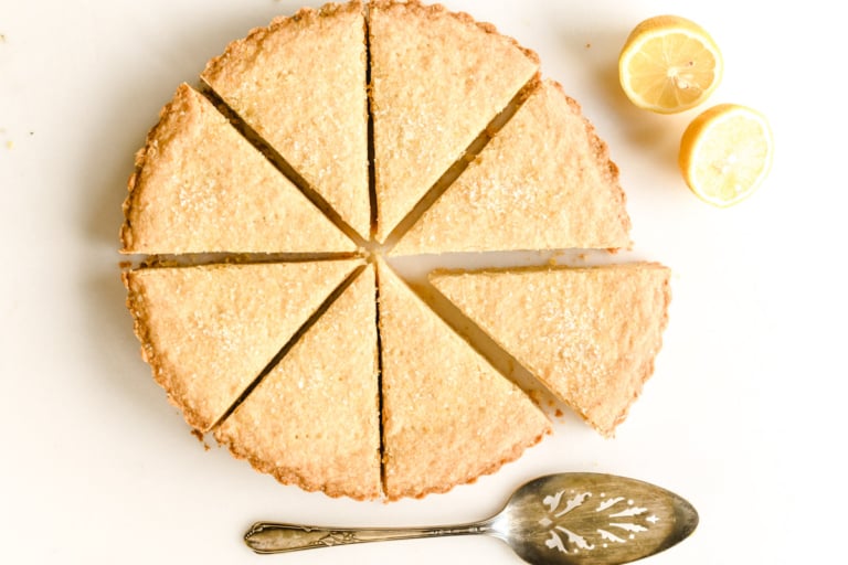 Lemon Shortbread • melts in your mouth!