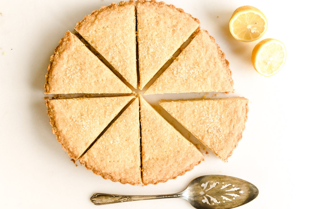 Lemon Shortbread • melts in your mouth!