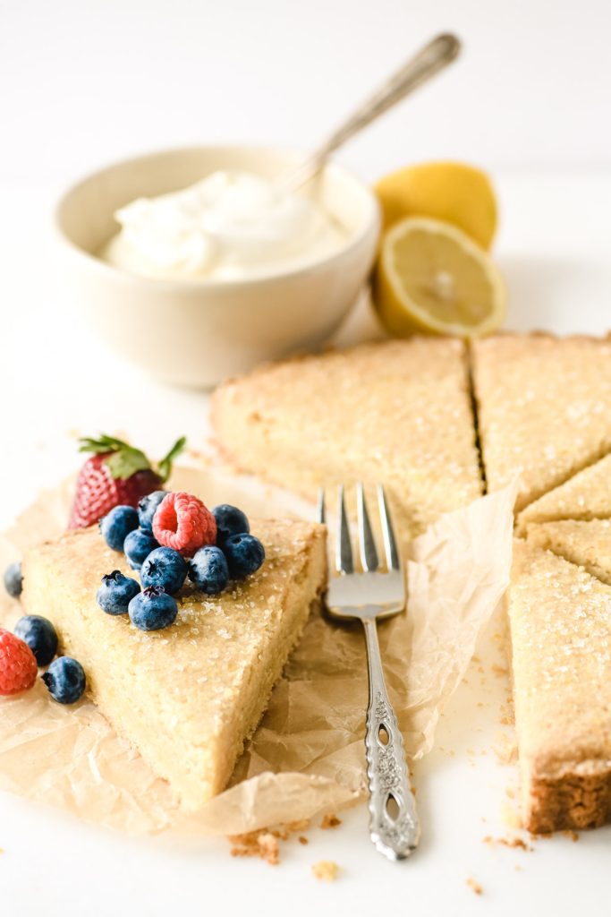Lemon Shortbread • melts in your mouth!