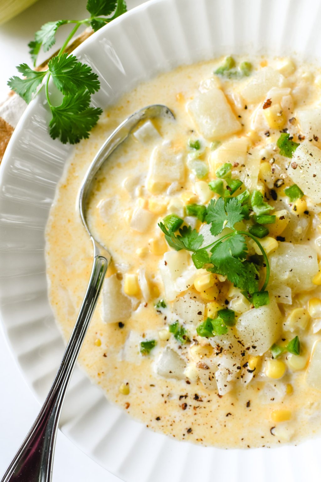 Jalapeño Corn Chowder • The View from Great Island