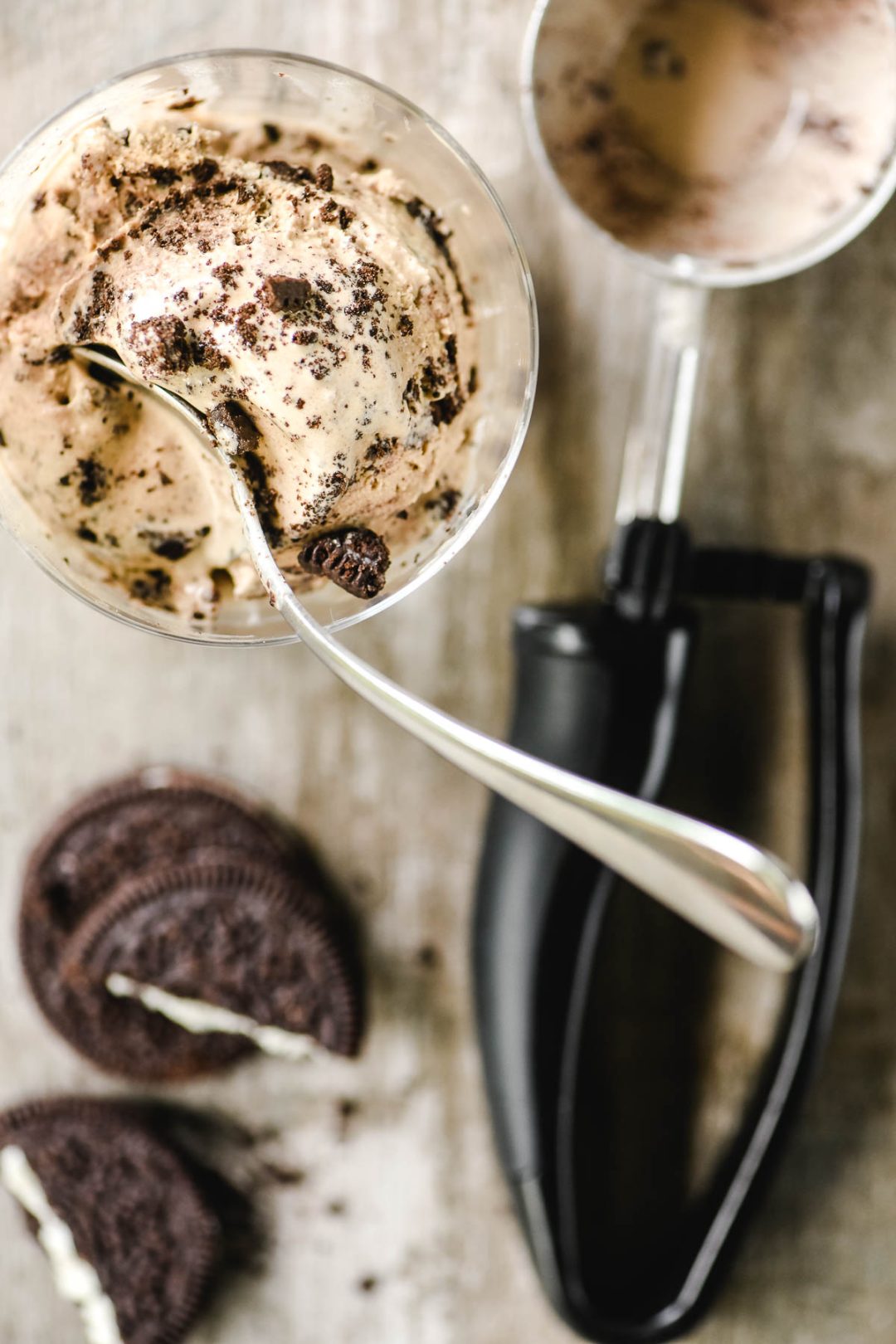 Coffee Cookies and Cream Ice Cream