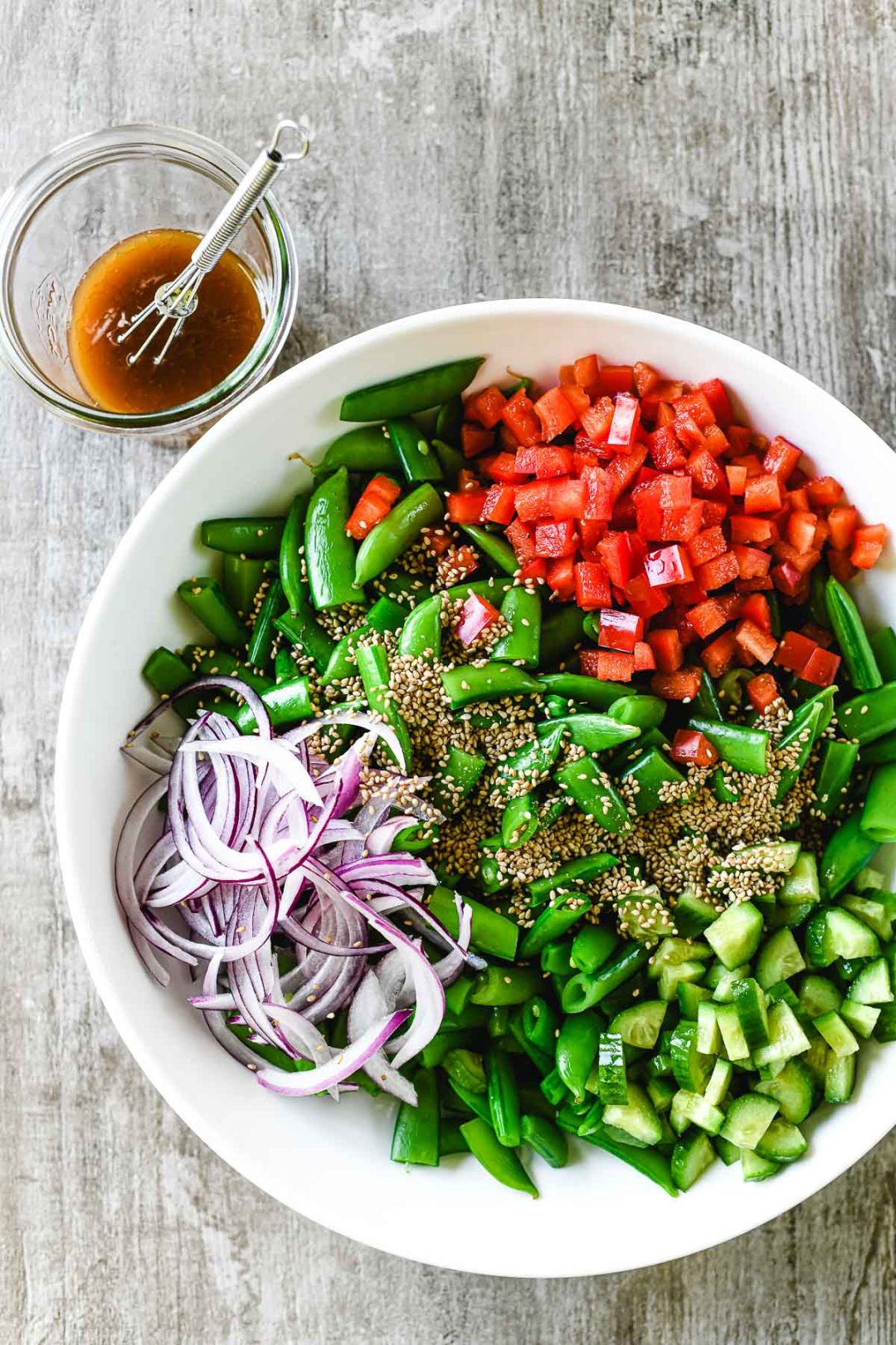 Snap Pea Salad • crunchy and delicious!