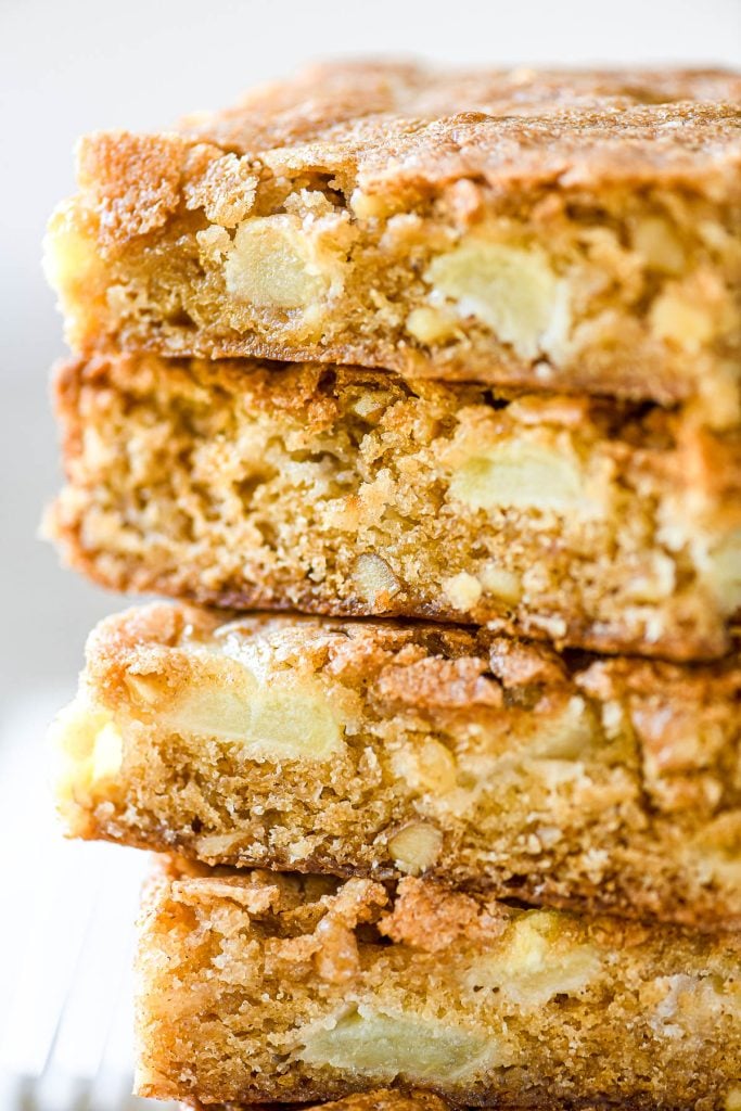 Moist Apple Brownies • these are SO good!