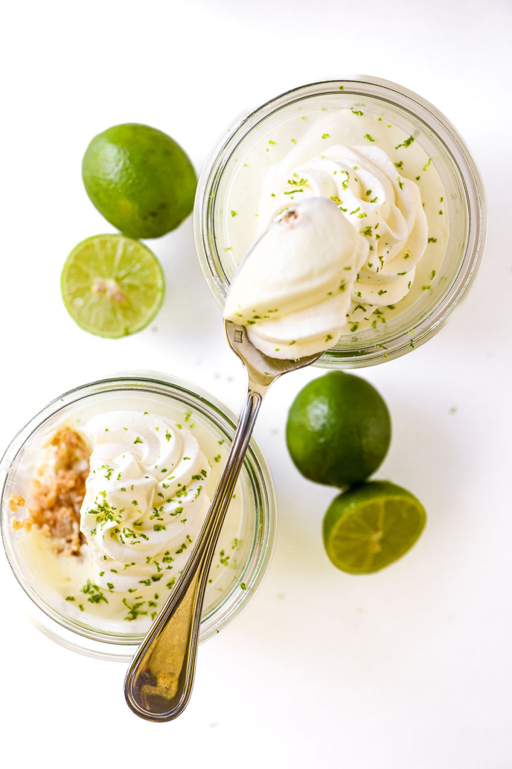No Bake Key Lime Parfaits • tart and refreshing!