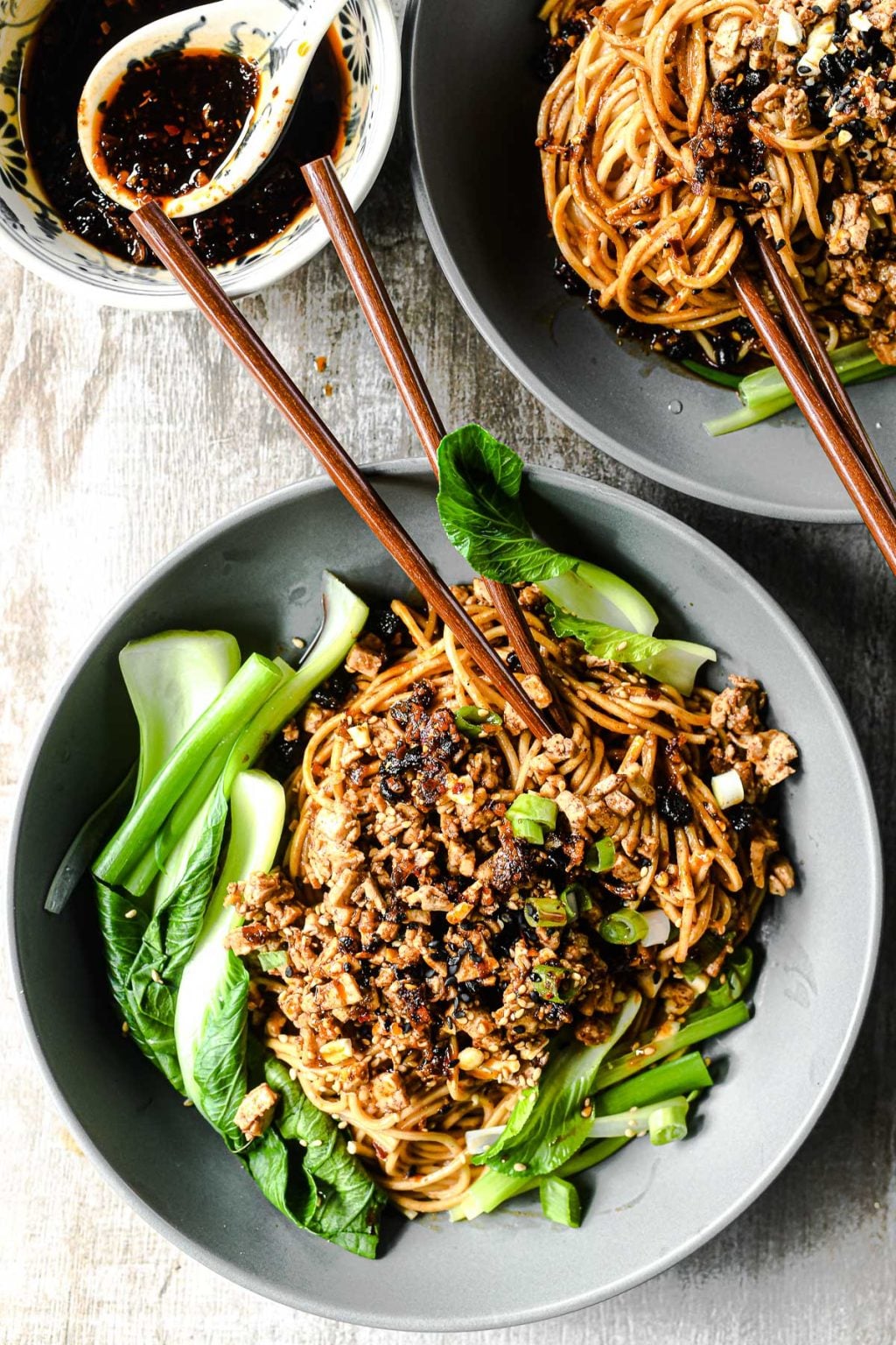 Vegan Dan Dan Noodles • easy authentic recipe!