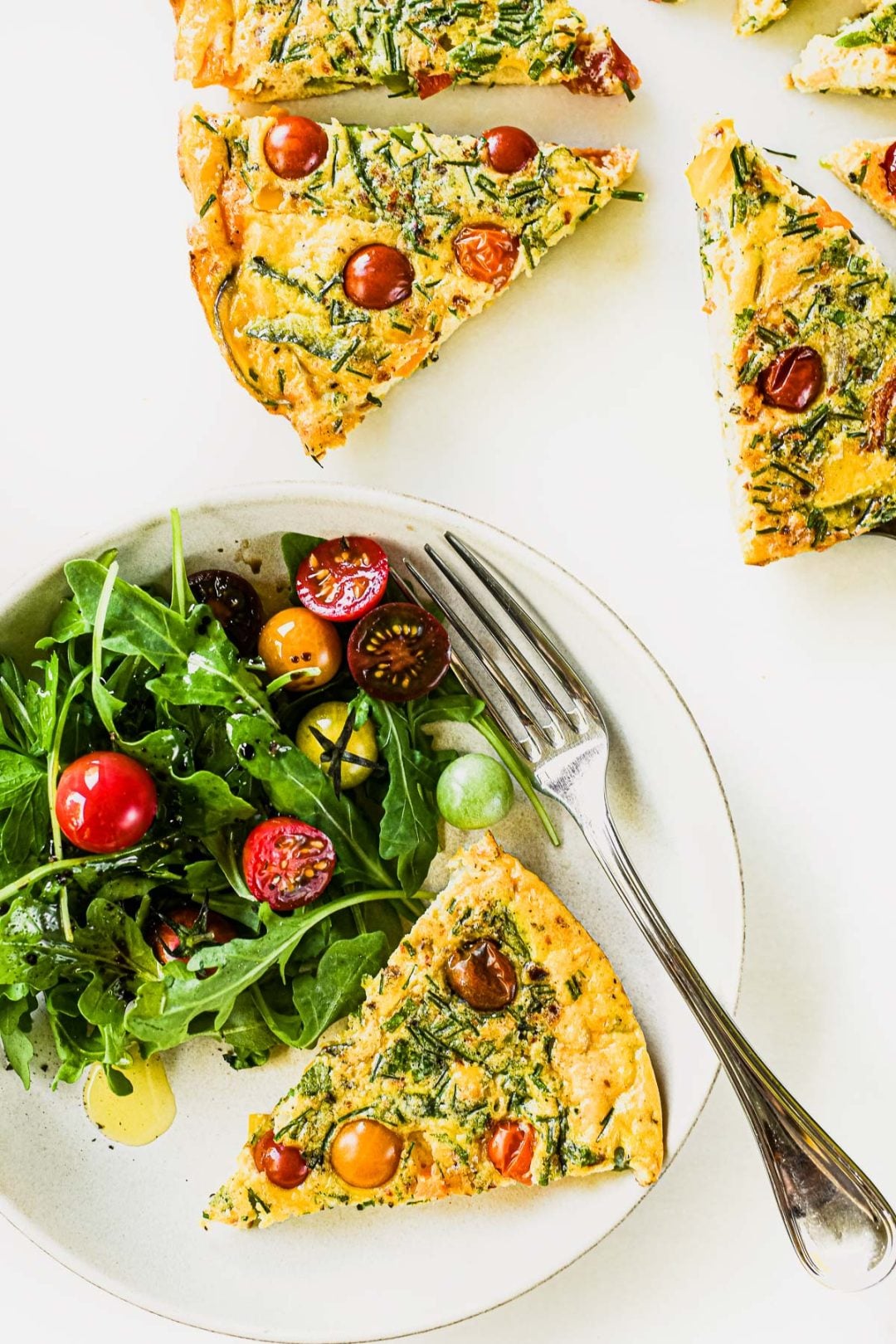 Vegetable Frittata • Healthy & Quick!
