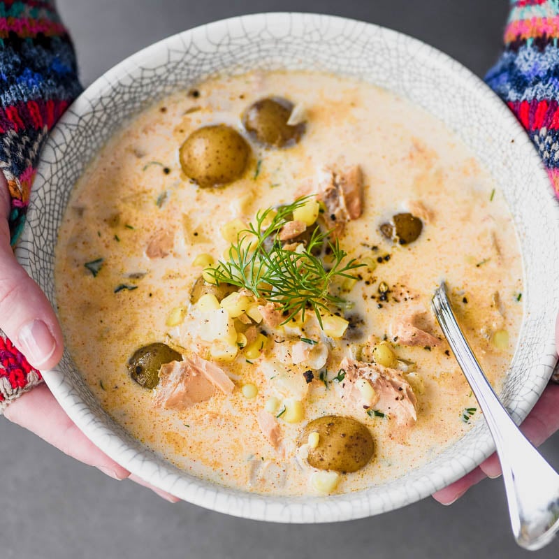 Smoked Salmon Chowder • The View from Great Island