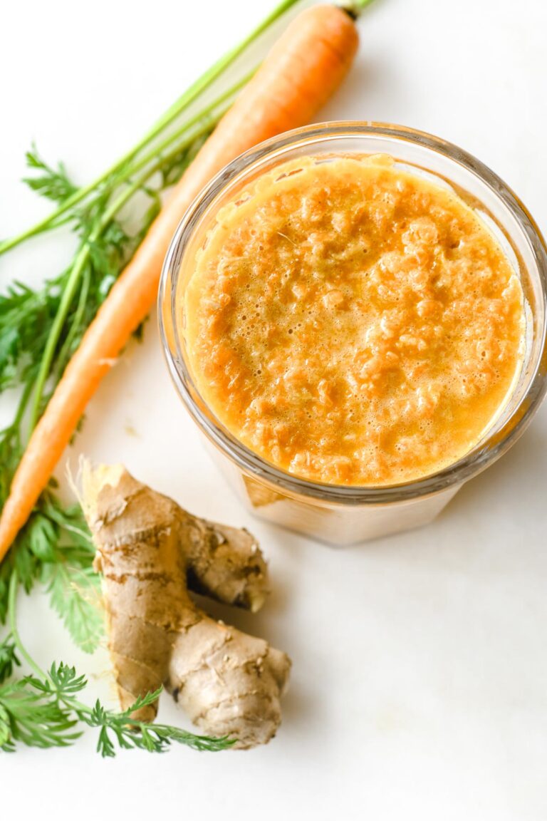 Japanese Carrot Ginger Dressing • light and healthy!