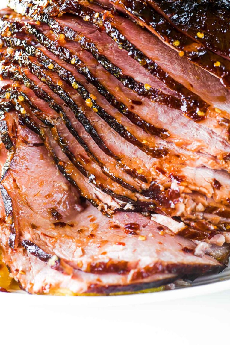 Sweet Chili Glazed Ham • so easy!