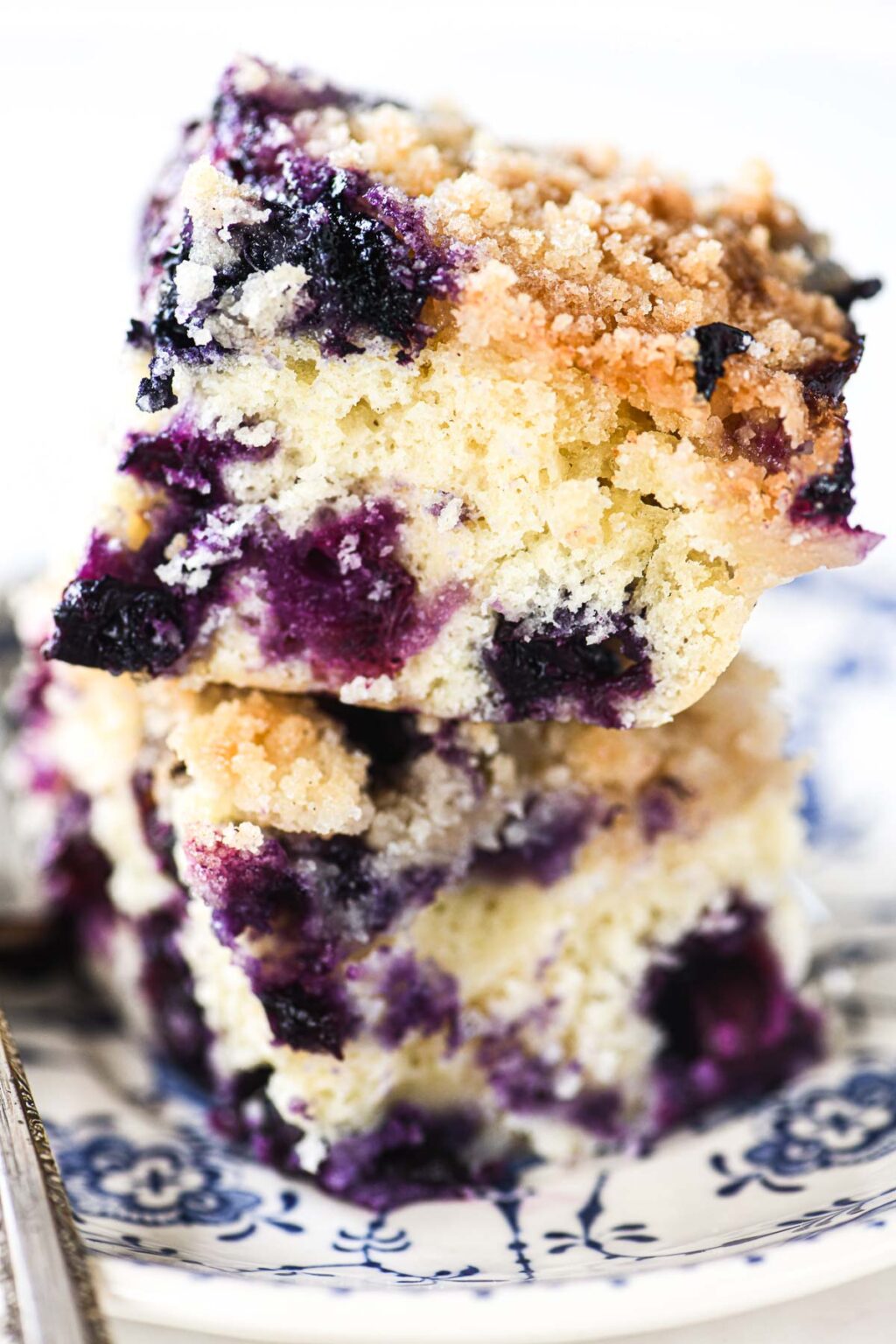 Blueberry Buckle • easy snack cake!