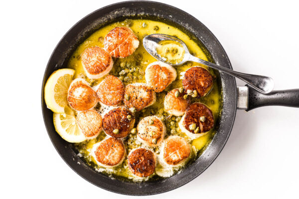 Seared Scallops in Lemon Butter • 20 minutes!