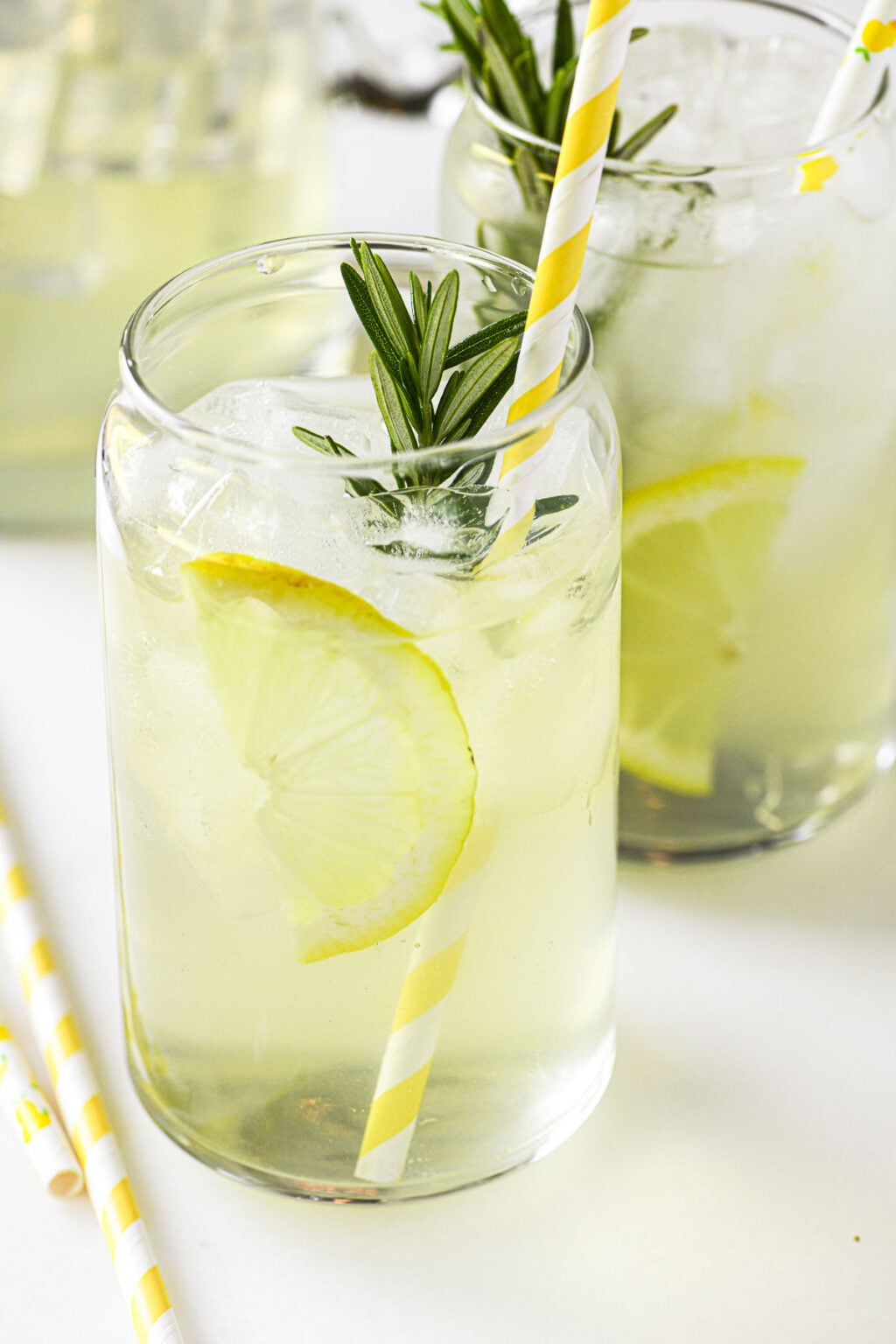 Rosemary Lemonade • with Rosemary Simple Syrup