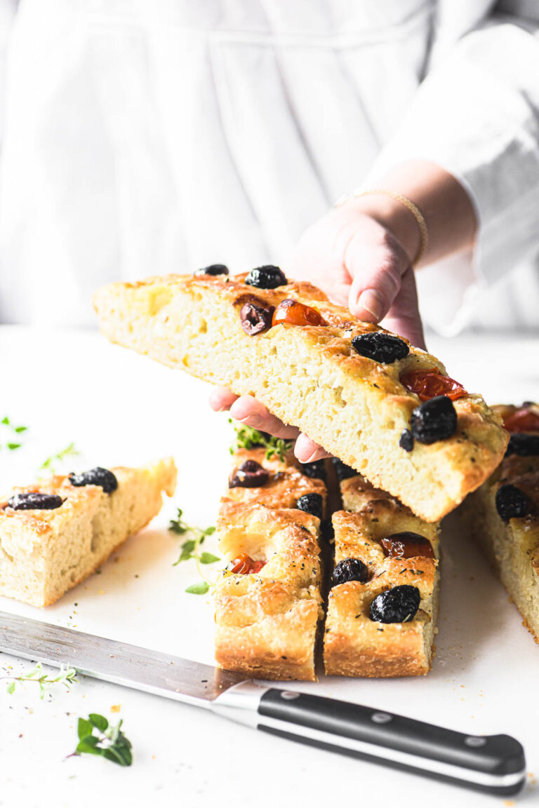 Easy Focaccia Bread Recipe • No Knead!