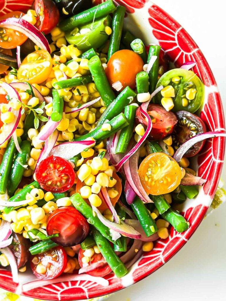 Summer Vegetable Salad • crunchy & delicious!