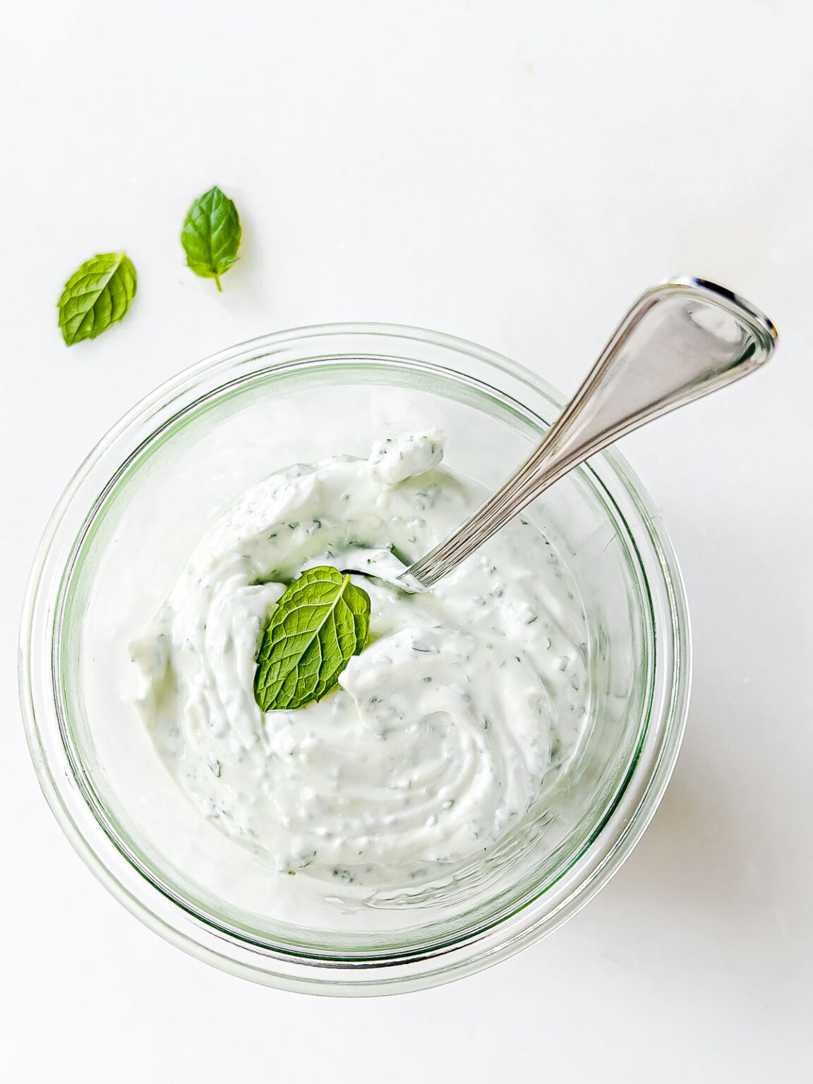 Mint Yogurt Sauce • 5 ingredients!