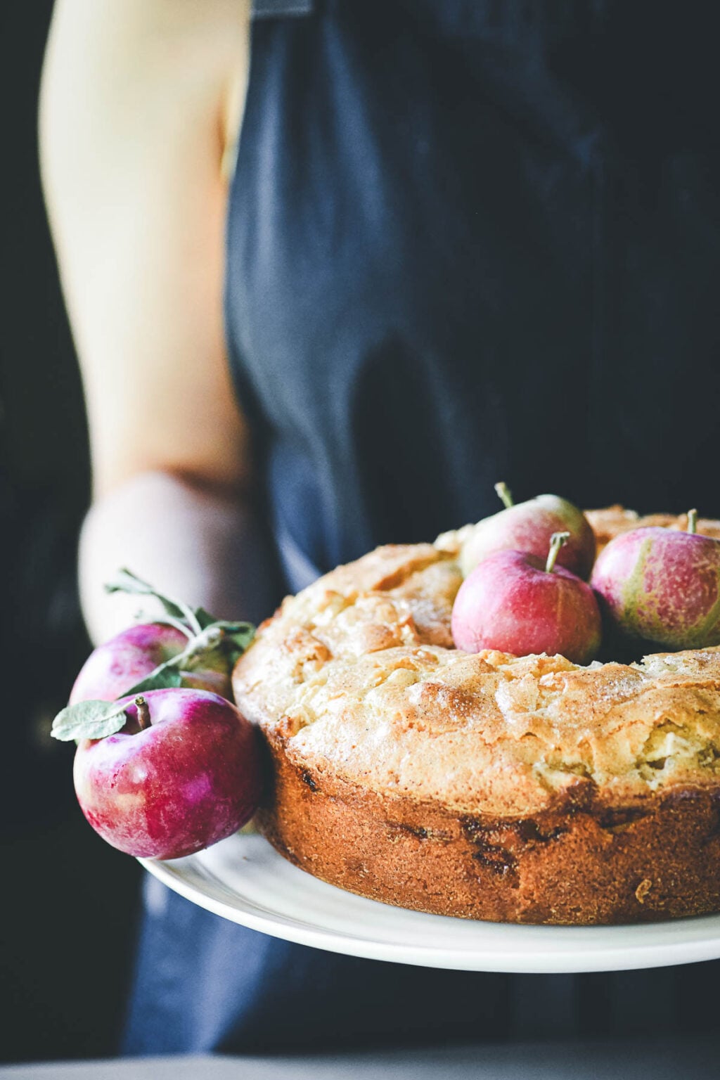 Jewish Cardamom Apple Cake • stays moist for days!