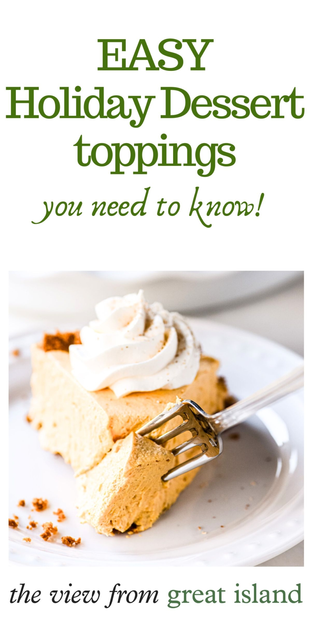 Holiday Dessert Toppings • The View from Great Island