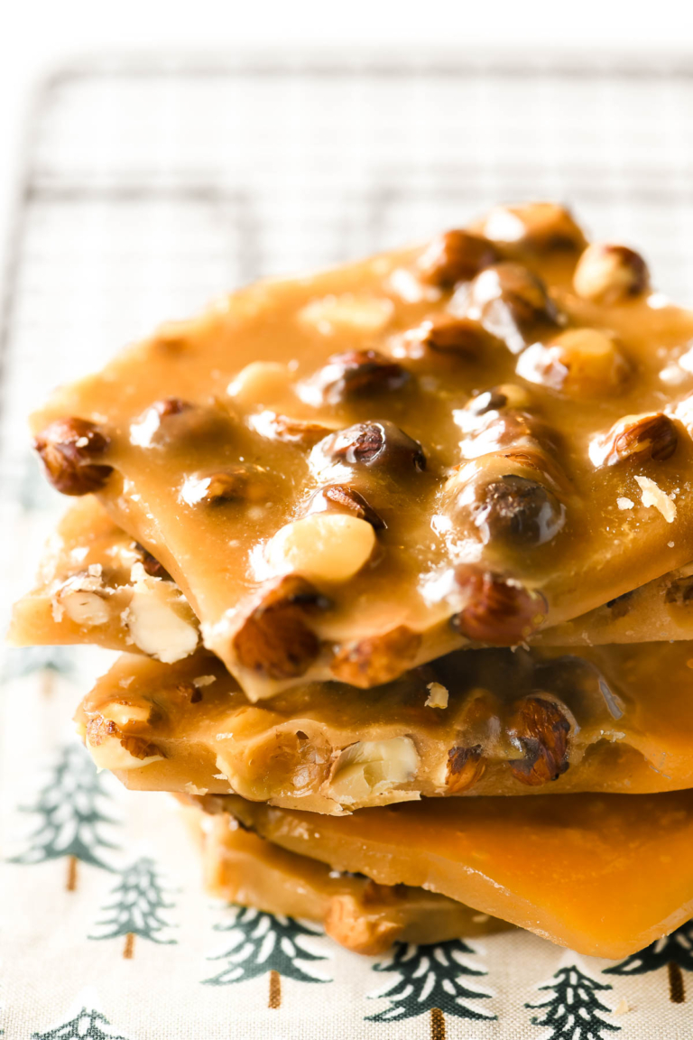 Toasted Hazelnut Toffee • foolproof recipe!