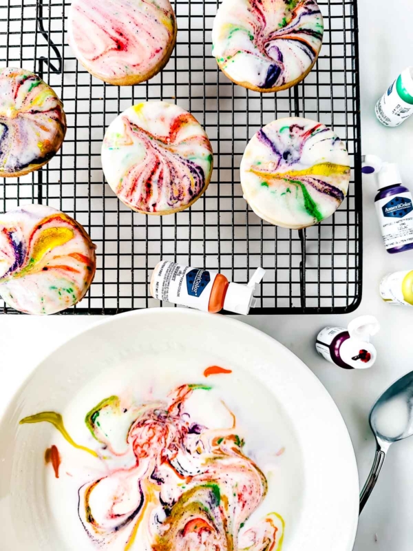 Marble Iced Sugar Cookies • Easy Recipe!