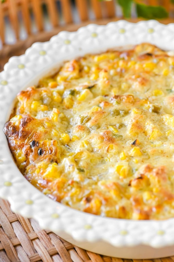 Roasted Corn Dip • Hot & Cheesy!