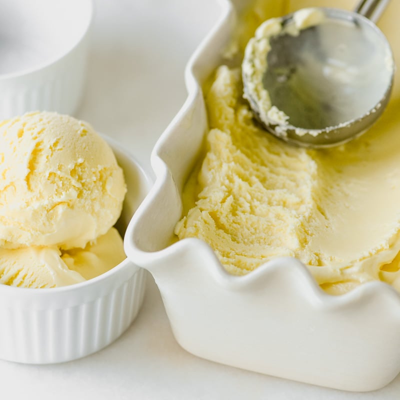 Lemon Frozen Custard • Heavenly!