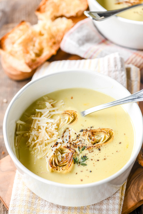 Creamy Artichoke Bisque • The View from Great Island