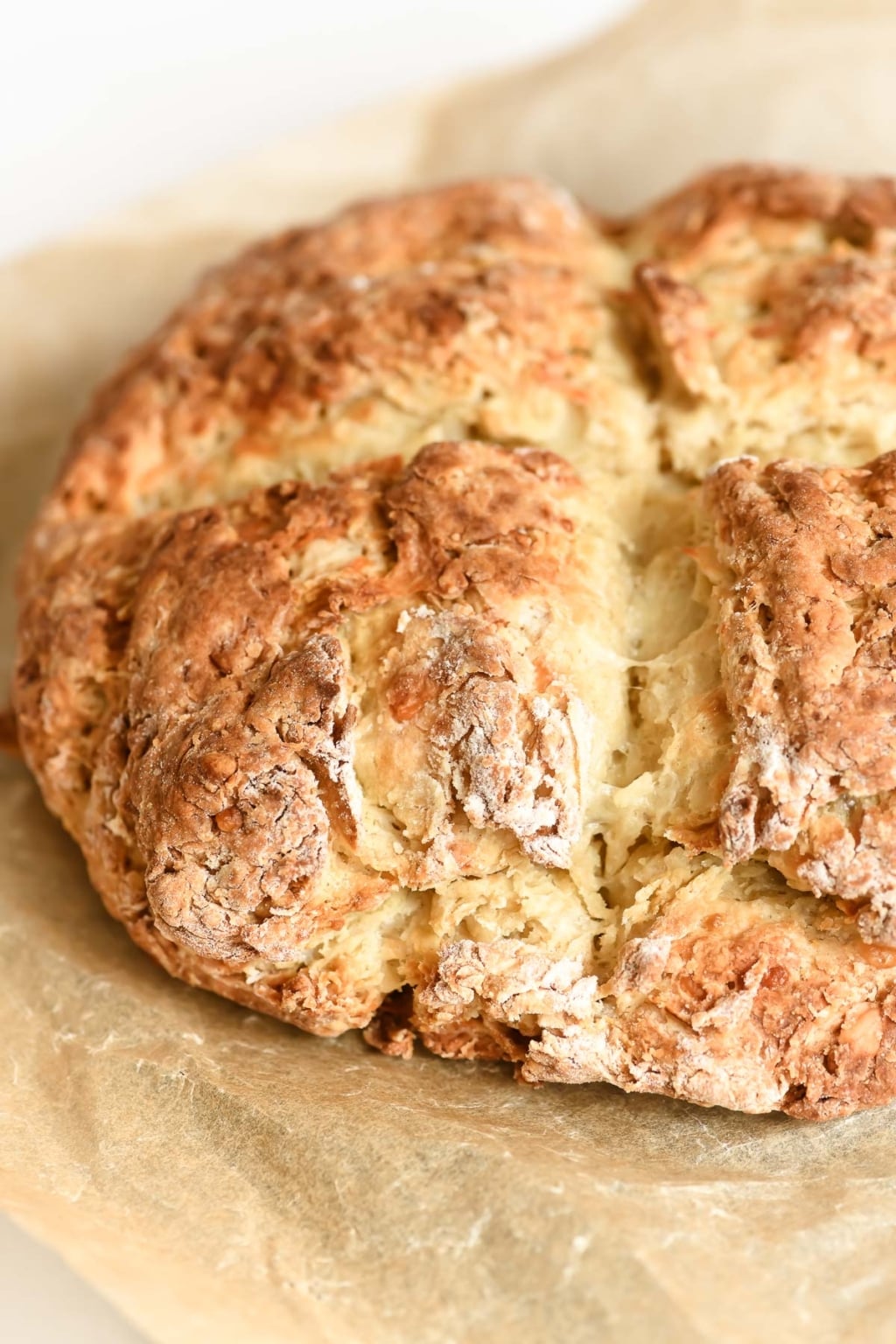Irish Cheddar Soda Bread • With Fresh Sage Butter!