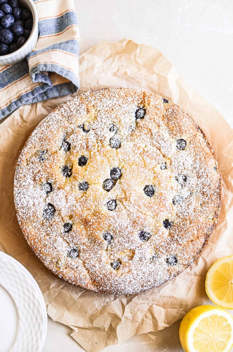 Lemon Blueberry Ricotta Cake • Easy Recipe!
