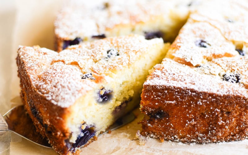 Lemon Blueberry Ricotta Cake • Easy Recipe!