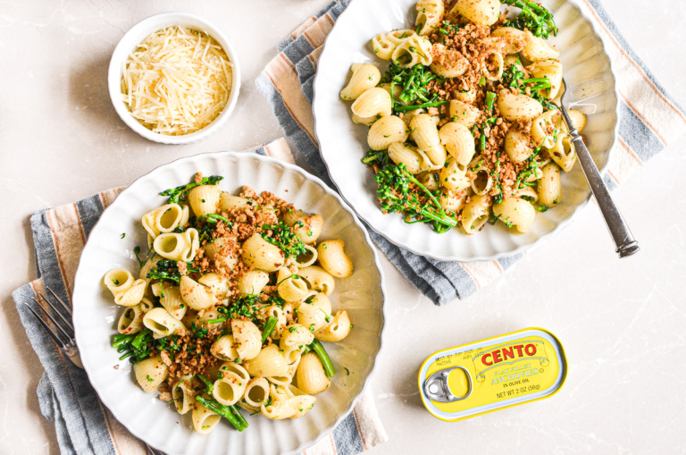 Pasta with Broccolini and Toasted Breadcrumbs • The View from Great Island
