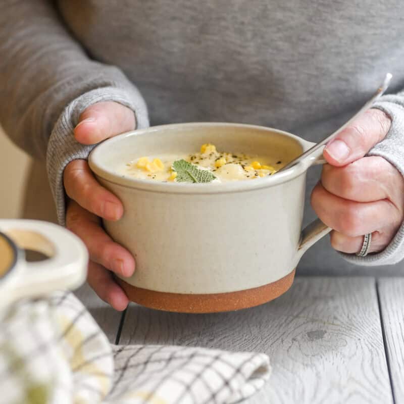 Corn and Cheddar Cheese Chowder • The View from Great Island