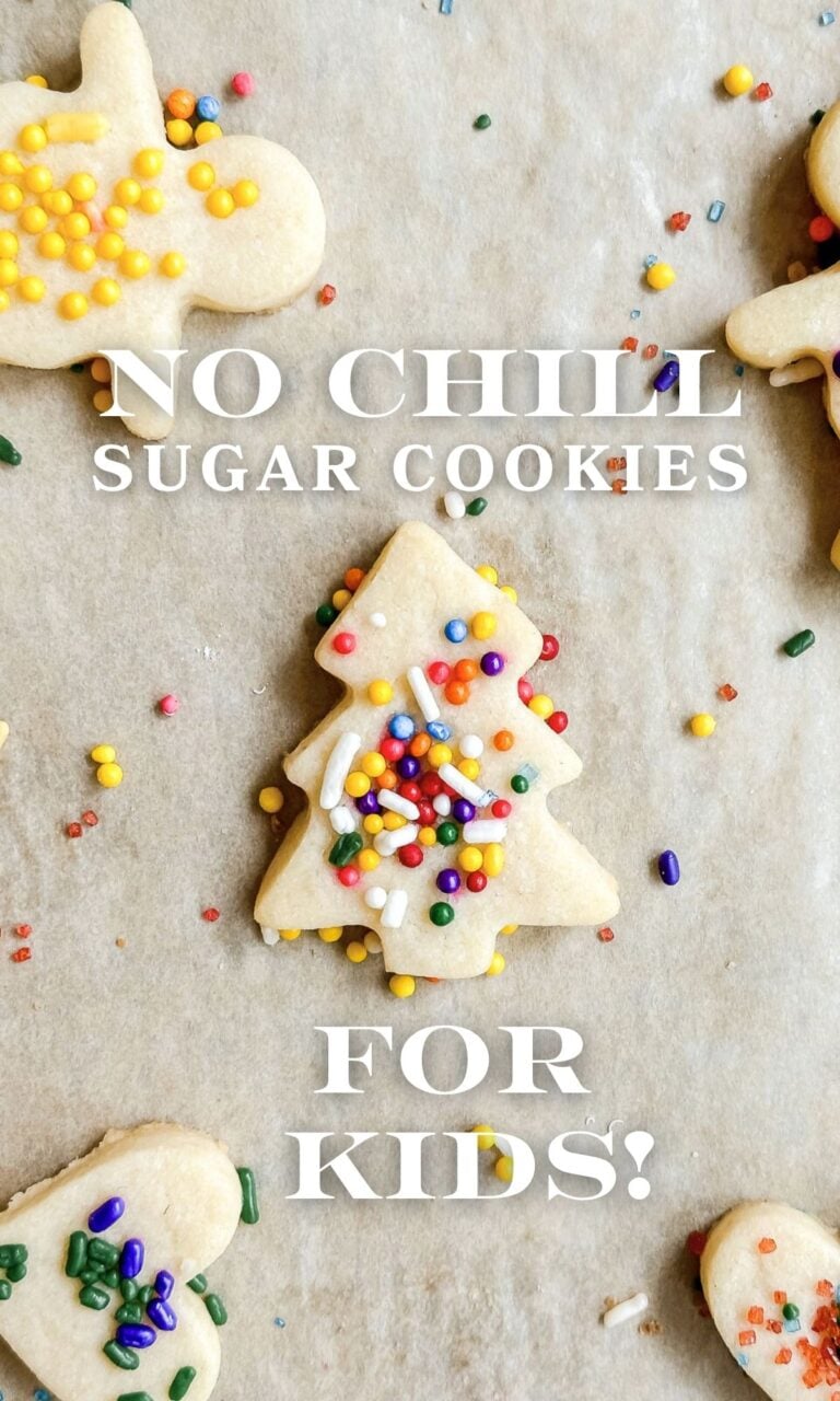 No Chill Sugar Cookies (Perfect for Baking with Kids)