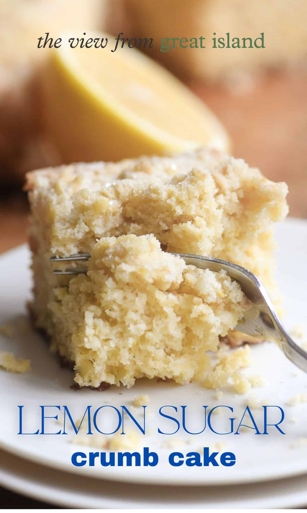 Lemon Crumb Cake • New York style!